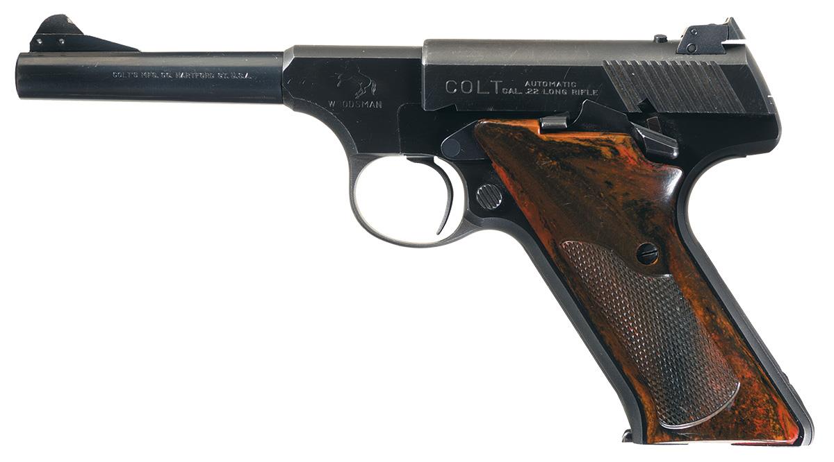 Colt Prototype Woodsman Semi-Automatic Pistol Serial Number 17X | Rock ...