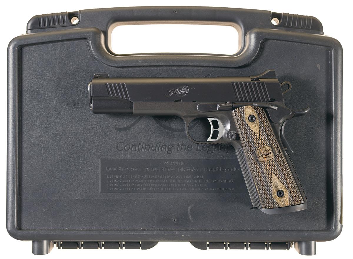 Kimber Tactical Custom II Semi-Automatic Pistol with Case | Rock Island ...