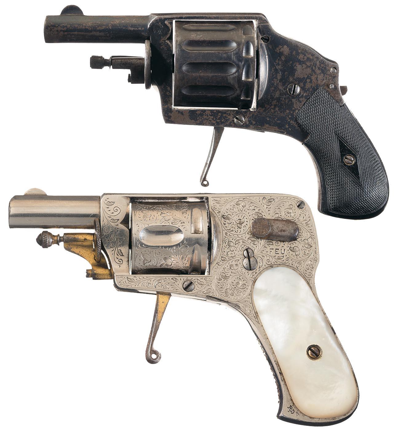 Two Folding Trigger Pocket Revolvers | Rock Island Auction