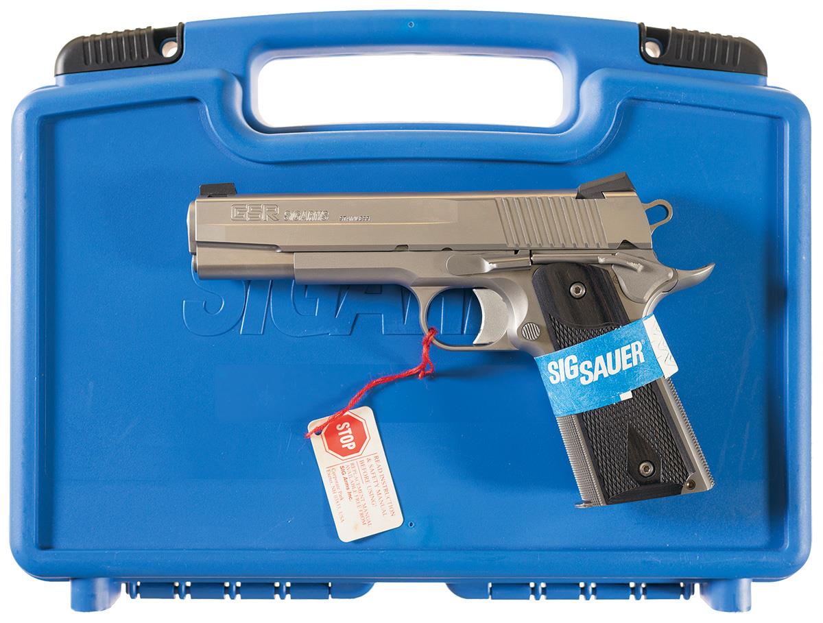 Sig Arms GSR Revolution 1911 Semi-Automatic Pistol with Case | Rock ...