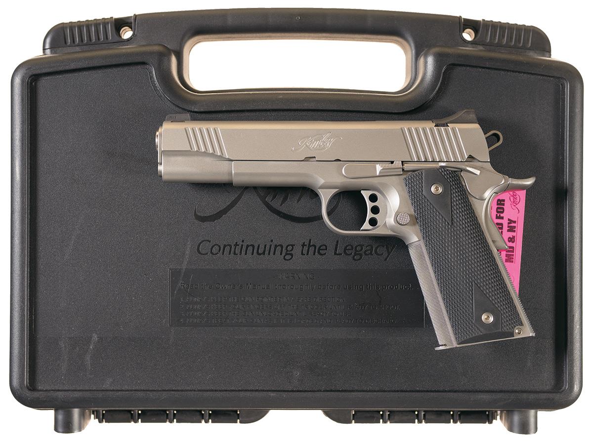 Kimber Stainless TLE II 1911 Semi-Automatic Pistol with Case | Rock ...
