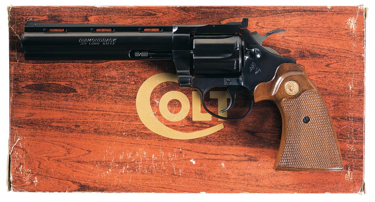 Colt Diamondback Double Action Revolver with Original Box | Rock Island ...