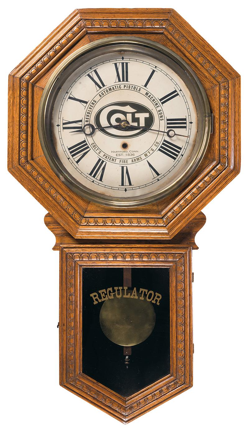 Colt Advertising Wall Clock by Gilbert Clock Co | Rock Island Auction