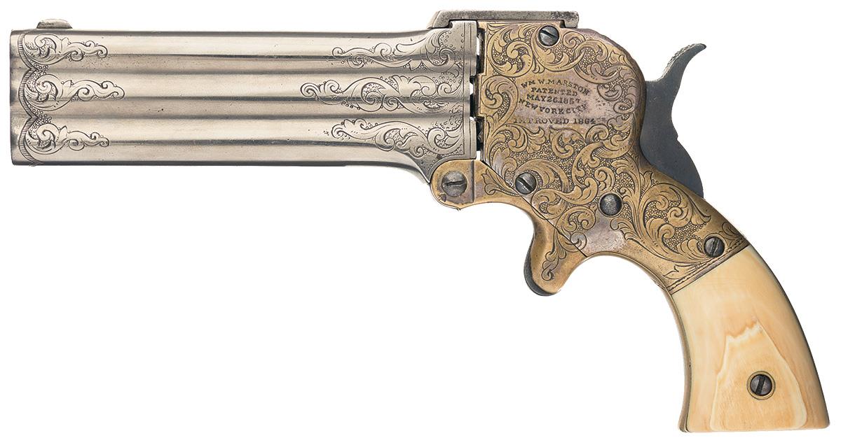 Marston W W & Co Derringer Pistol 32 RF | Rock Island Auction