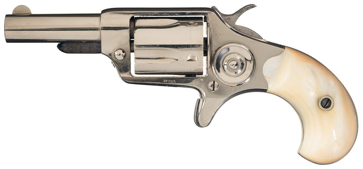 Outstanding Colt New Line 32 Revolver with Pearl Grips | Rock Island ...