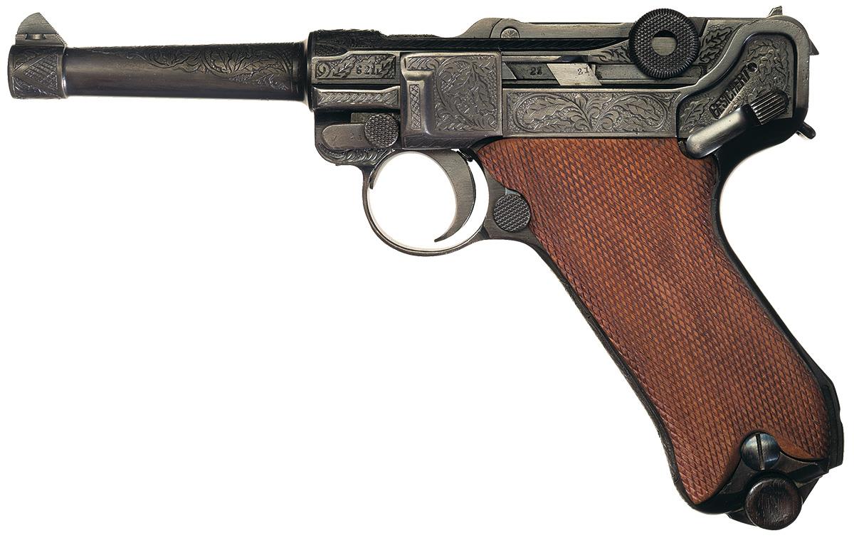 Custom Engraved German Luger Pistol | Rock Island Auction