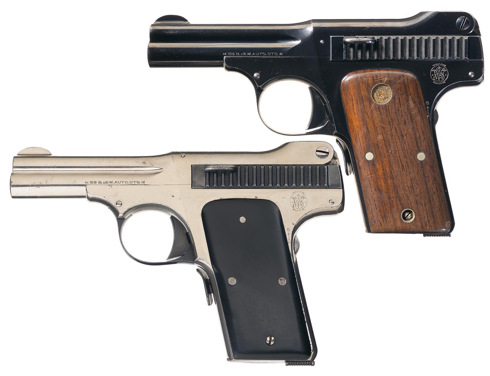 Two Smith & Wesson 35 Automatic Semi-Automatic Pistols | Rock Island ...