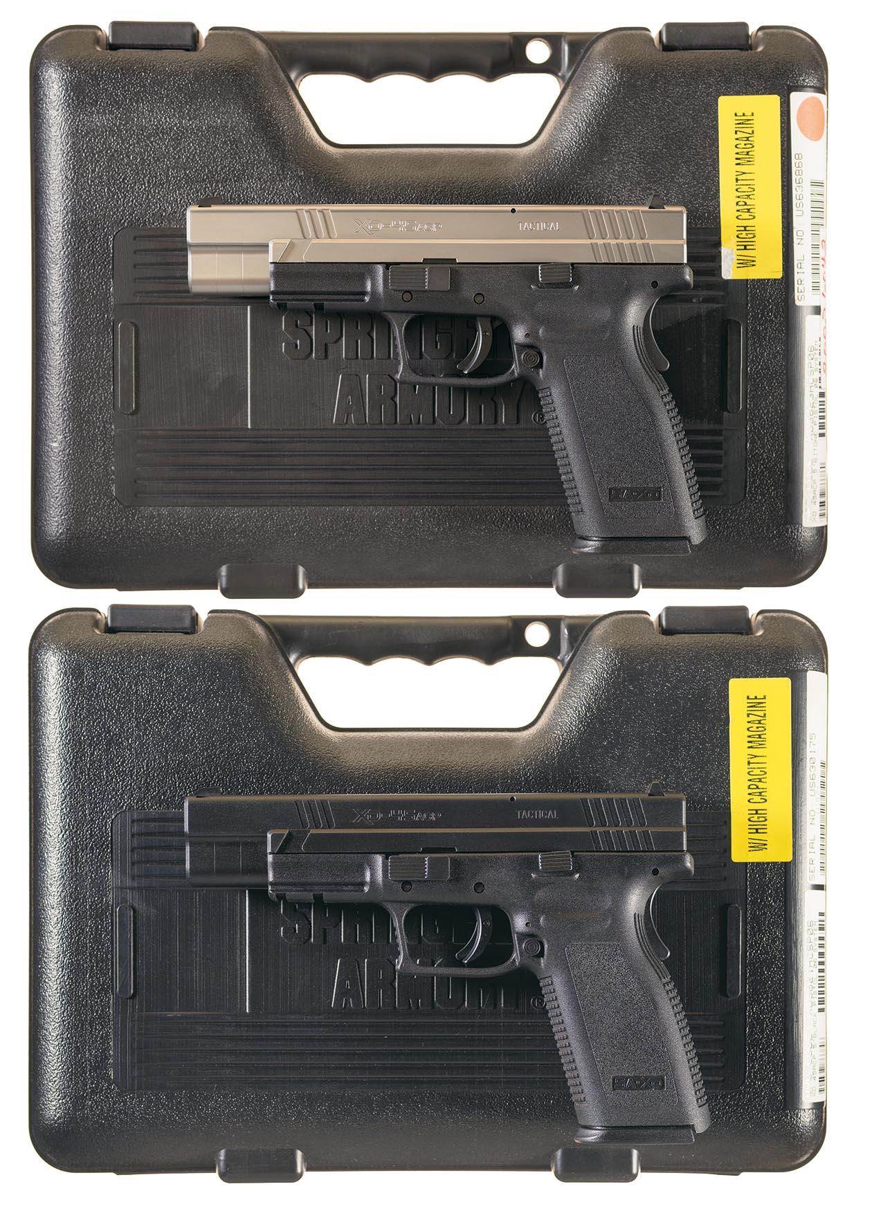 Two Cased Springfield XD Semi-Automatic Pistols | Rock Island Auction