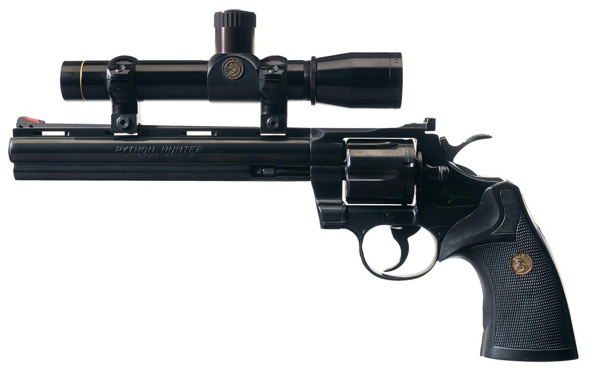 Cased Colt Python Hunter Double Action Pistol | Rock Island Auction
