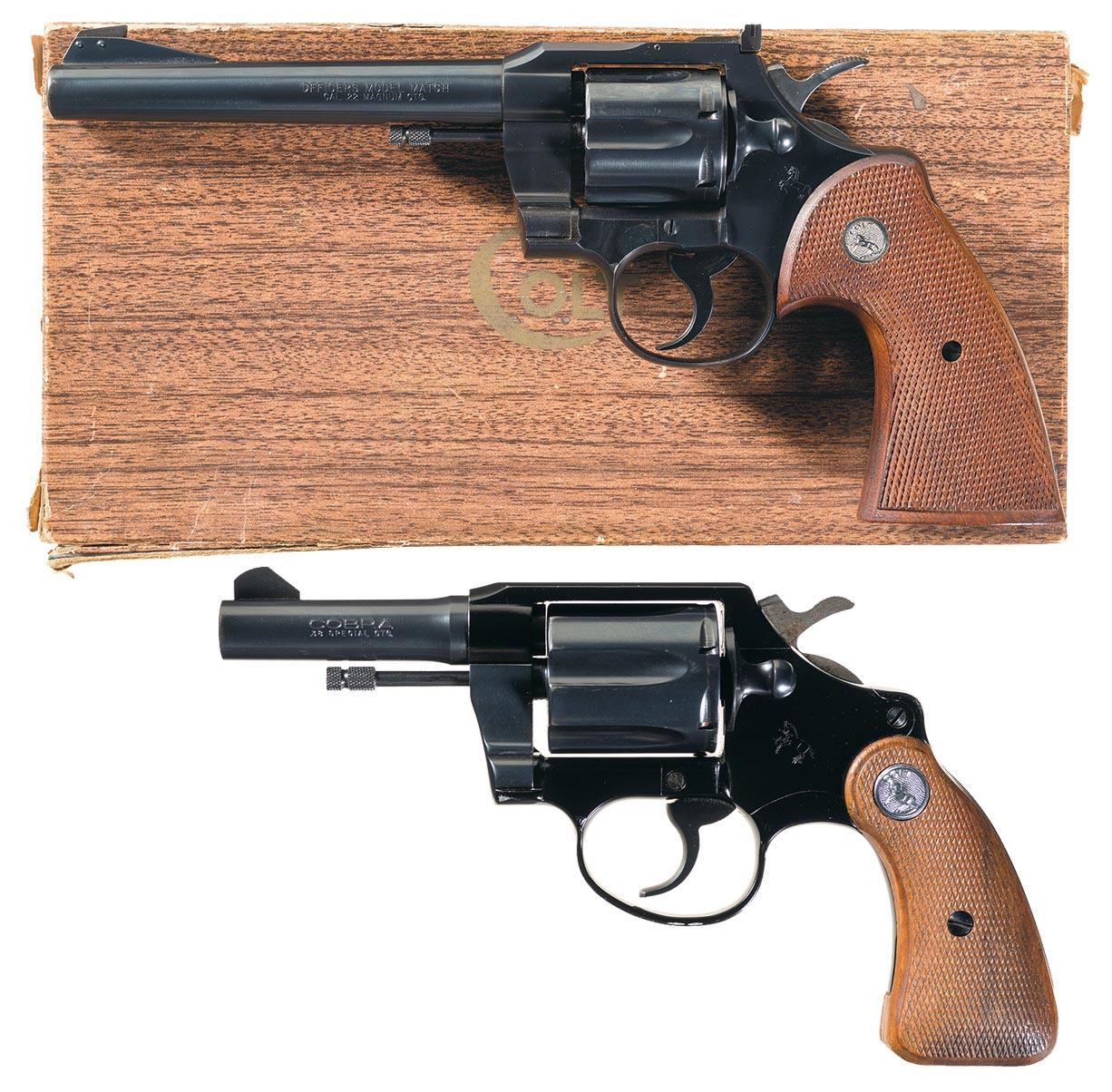 Two Colt DA Revolvers | Rock Island Auction
