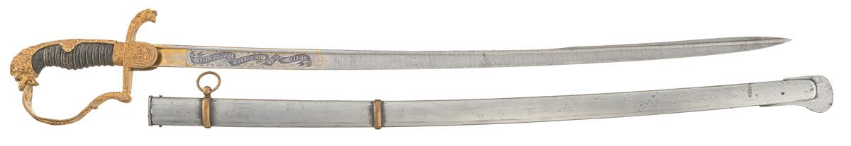 Highly Attractive Imperial German Officer's Lion Head Pommel Swo | Rock ...