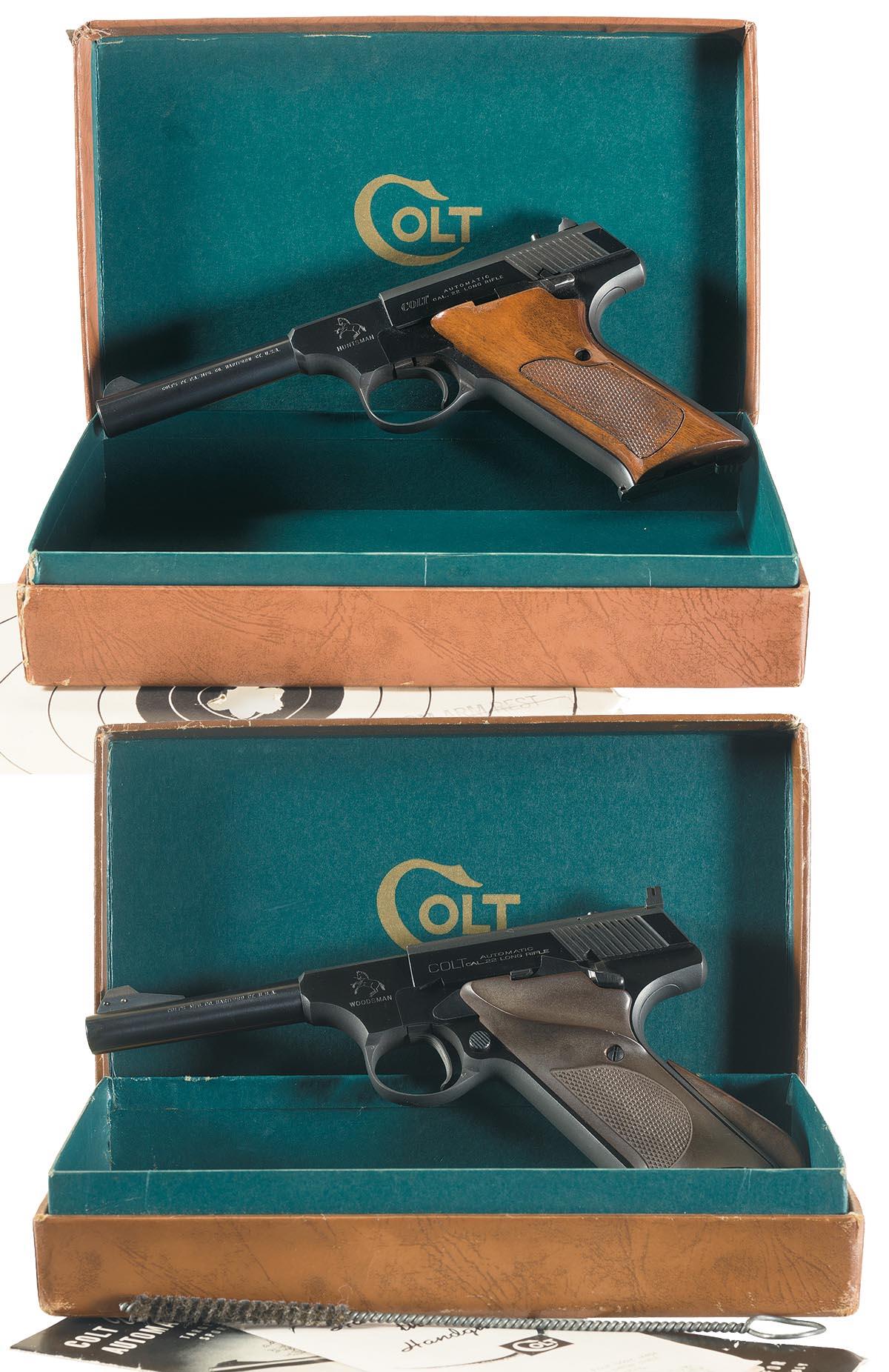 Two Boxed Colt Sporting Semi-Automatic Pistols | Rock Island Auction