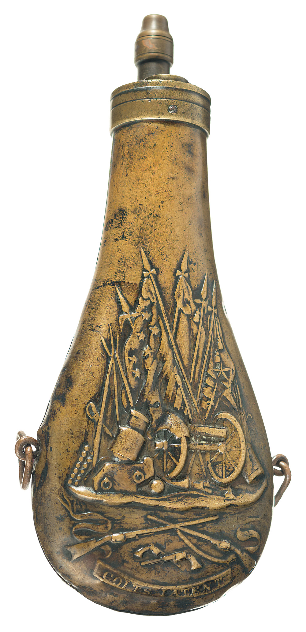 Incredibly Scarce Colt Walker Powder Flask | Rock Island Auction