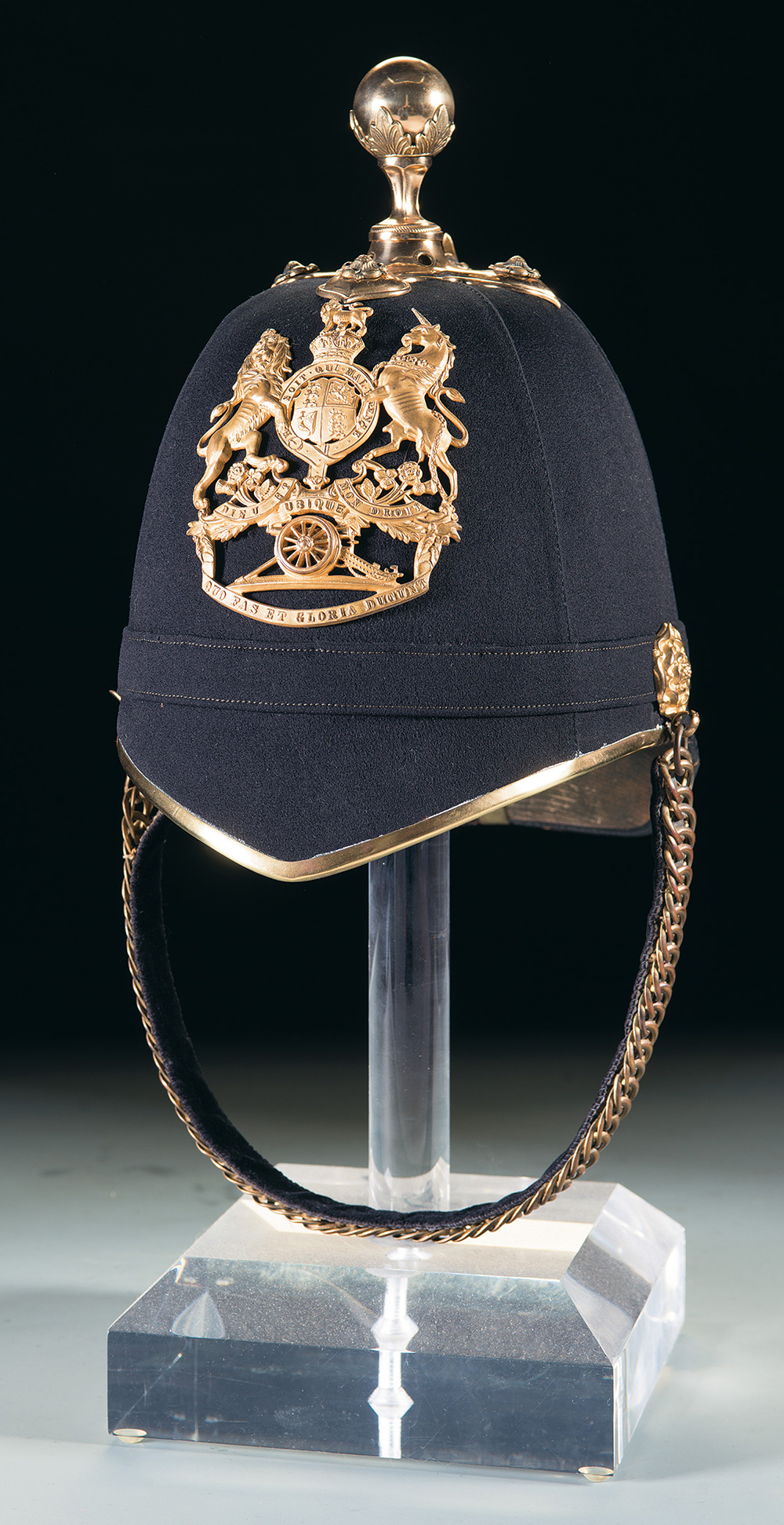 Royal Artillery Officer's Home Service Helmet | Rock Island Auction