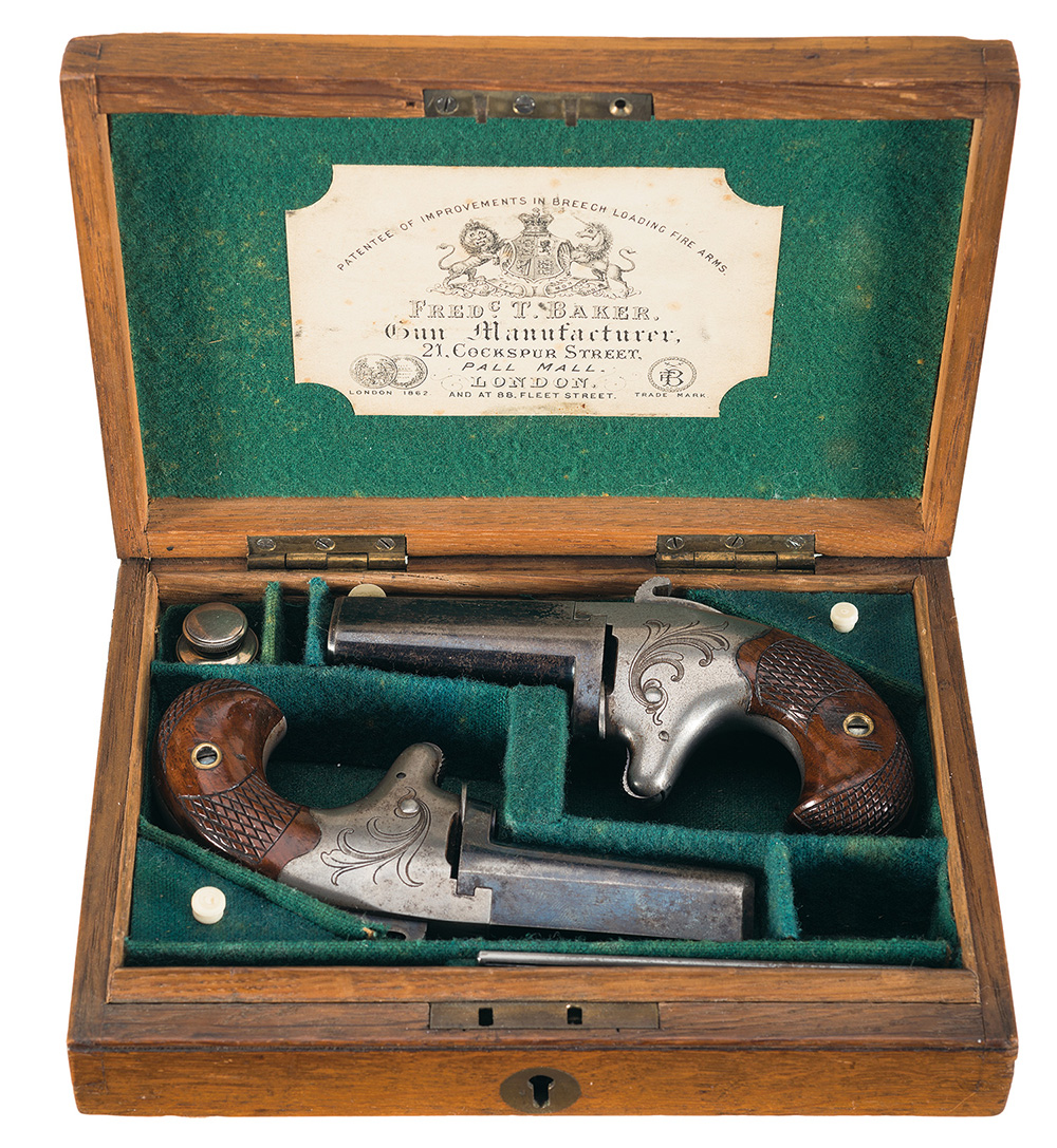 Cased Set of Two Colt Second Model Derringers w/ Accessories | Rock ...