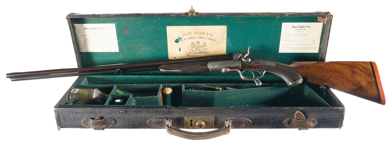 Rigby John & Co Ltd SxS Rifle 470 Nitro Express | Rock Island Auction
