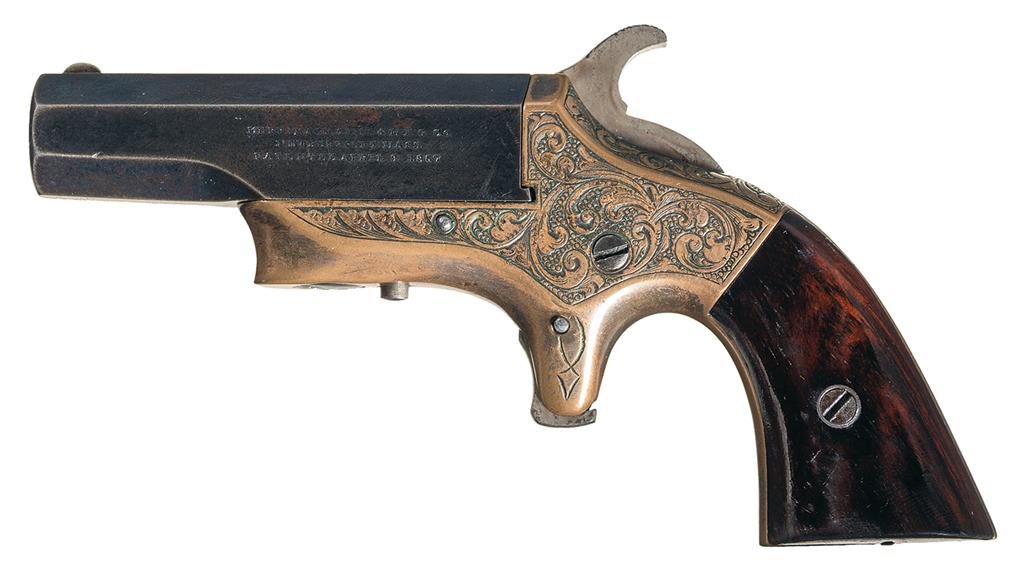 Engraved Merrimack Arms & Manufacturing Co. Southerner Derringer | Rock ...