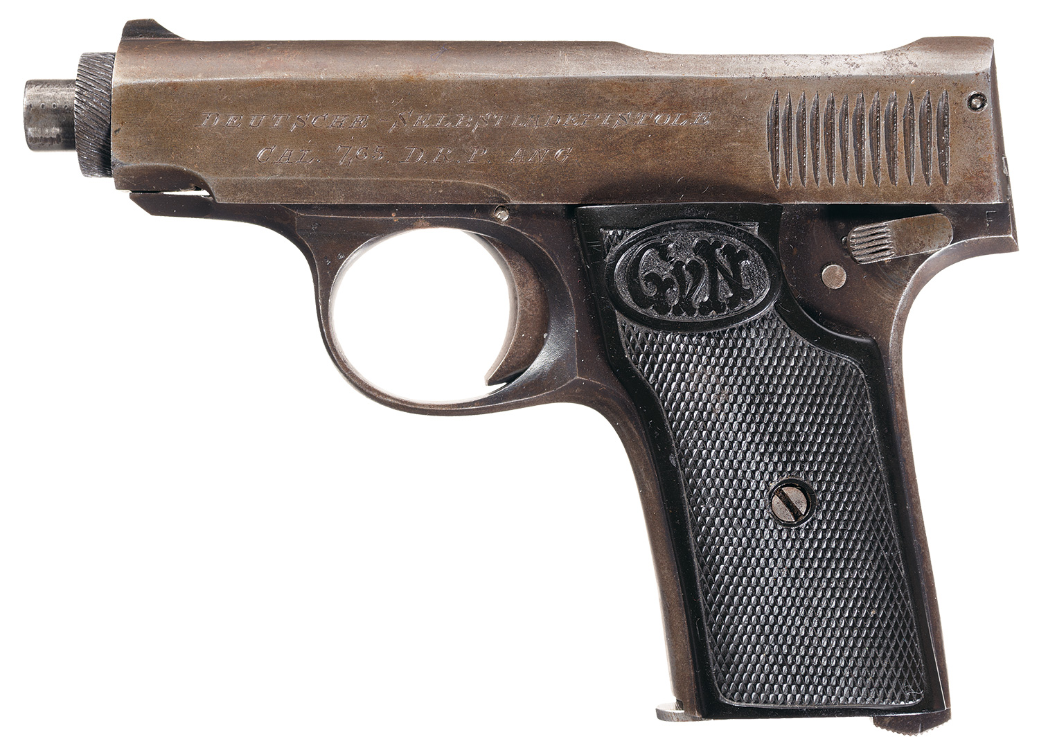 Rare German Nordheim Semi-Automatic Pistol | Rock Island Auction