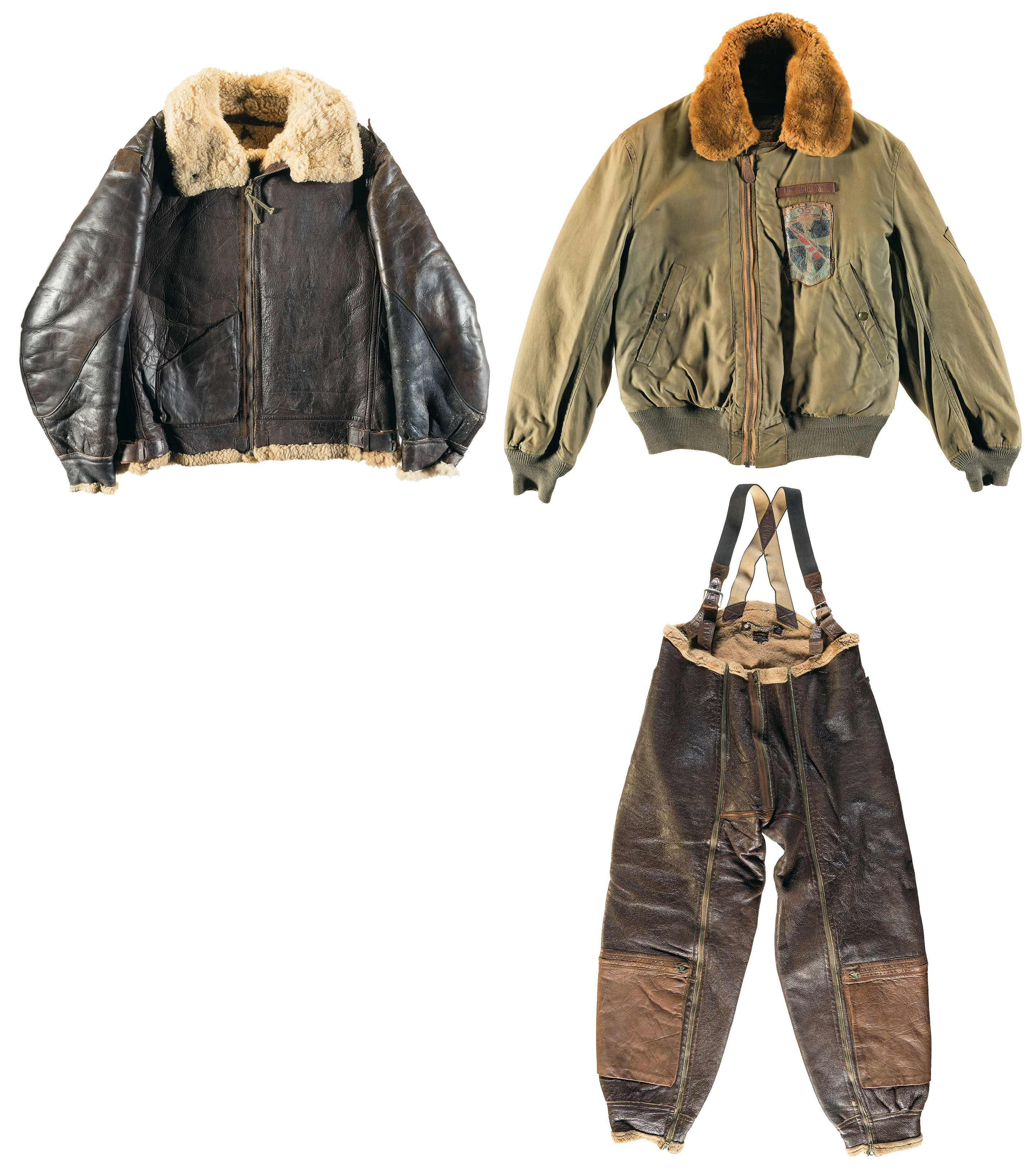 World War II USAAF Clothing Grouping Including a B-15 Flight Jac | Rock ...