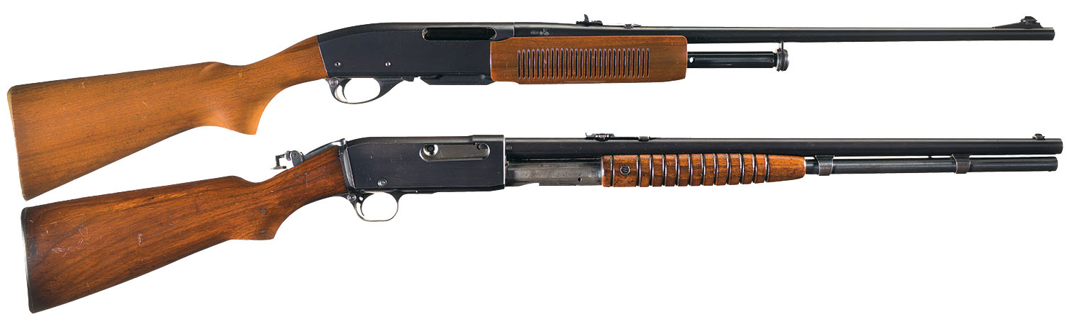 Two Remington Slide Action Rifles | Rock Island Auction
