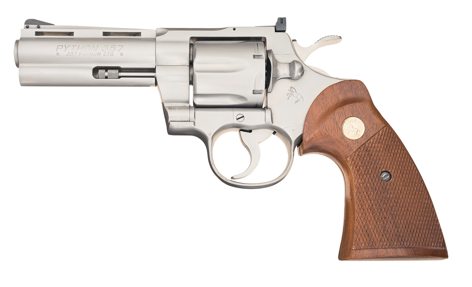 Stainless Steel Colt Python Double Action Revolver | Rock Island Auction