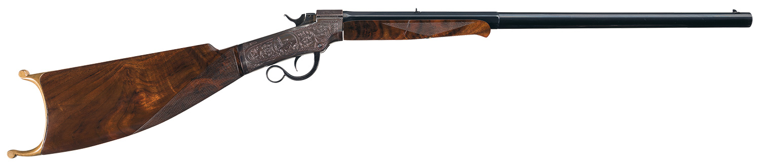 Engraved Marlin Ballard Model 3 Gallery Single Shot Rifle | Rock Island ...