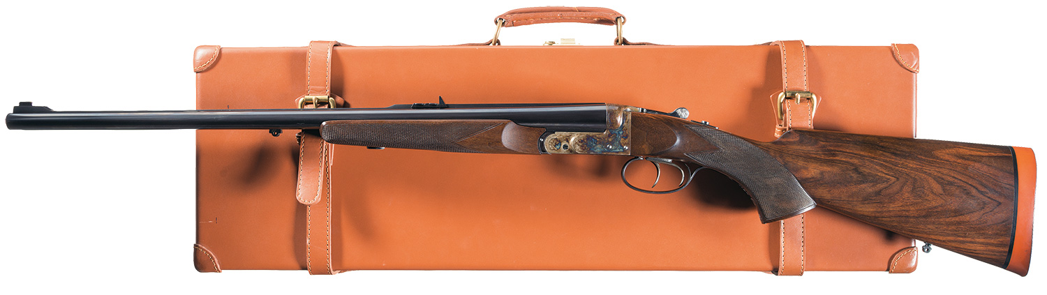 Cased William Douglass & Sons 470 Nitro Express Double Rifle | Rock ...
