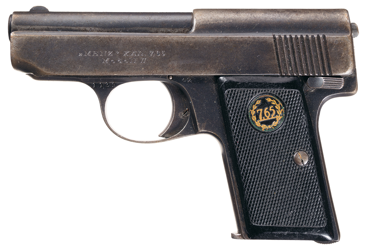 Scarce German August Menz Model II Semi-Automatic Pistol | Rock Island ...