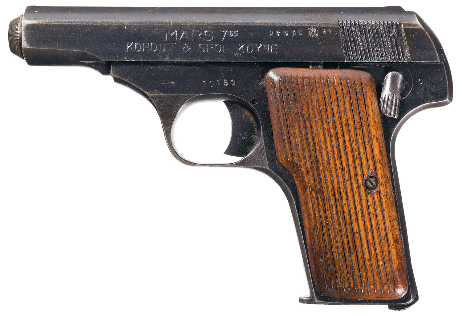 Kohout & Spolecnost Mars Pistol 7.65 mm auto | Rock Island Auction