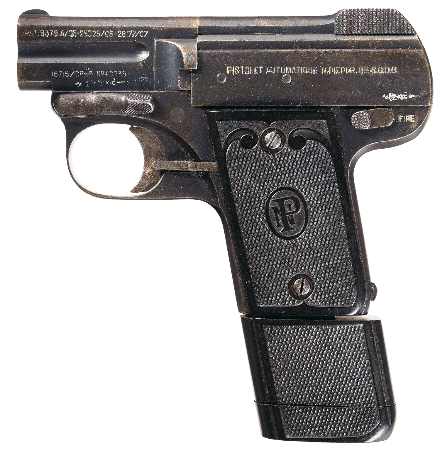 Pieper Henri & Nicolas BD Pistol 7.65 mm auto | Rock Island Auction