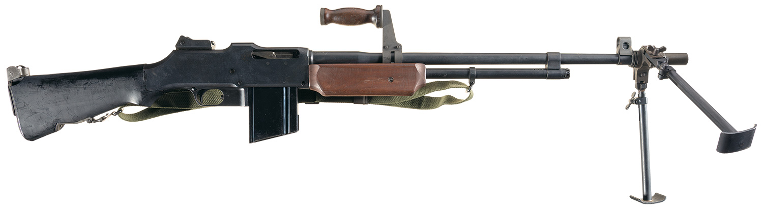 Marlin-Rockwell Corp. 1918 BAR Machine gun 30 06 | Rock Island Auction