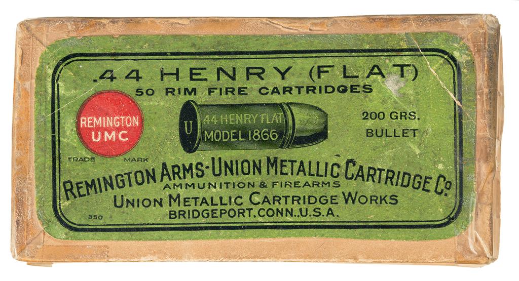 Box of Remington-UMC .44 Henry Rimfire Cartridges | Rock Island Auction