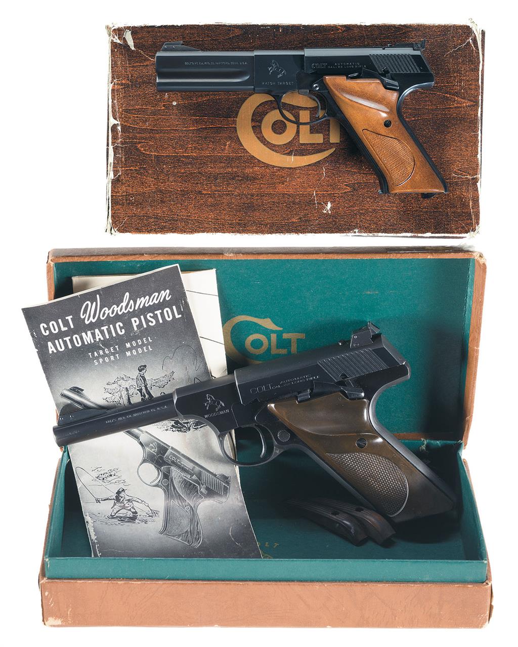 Two Boxed Colt Woodsman Semi-Automatic Pistols | Rock Island Auction