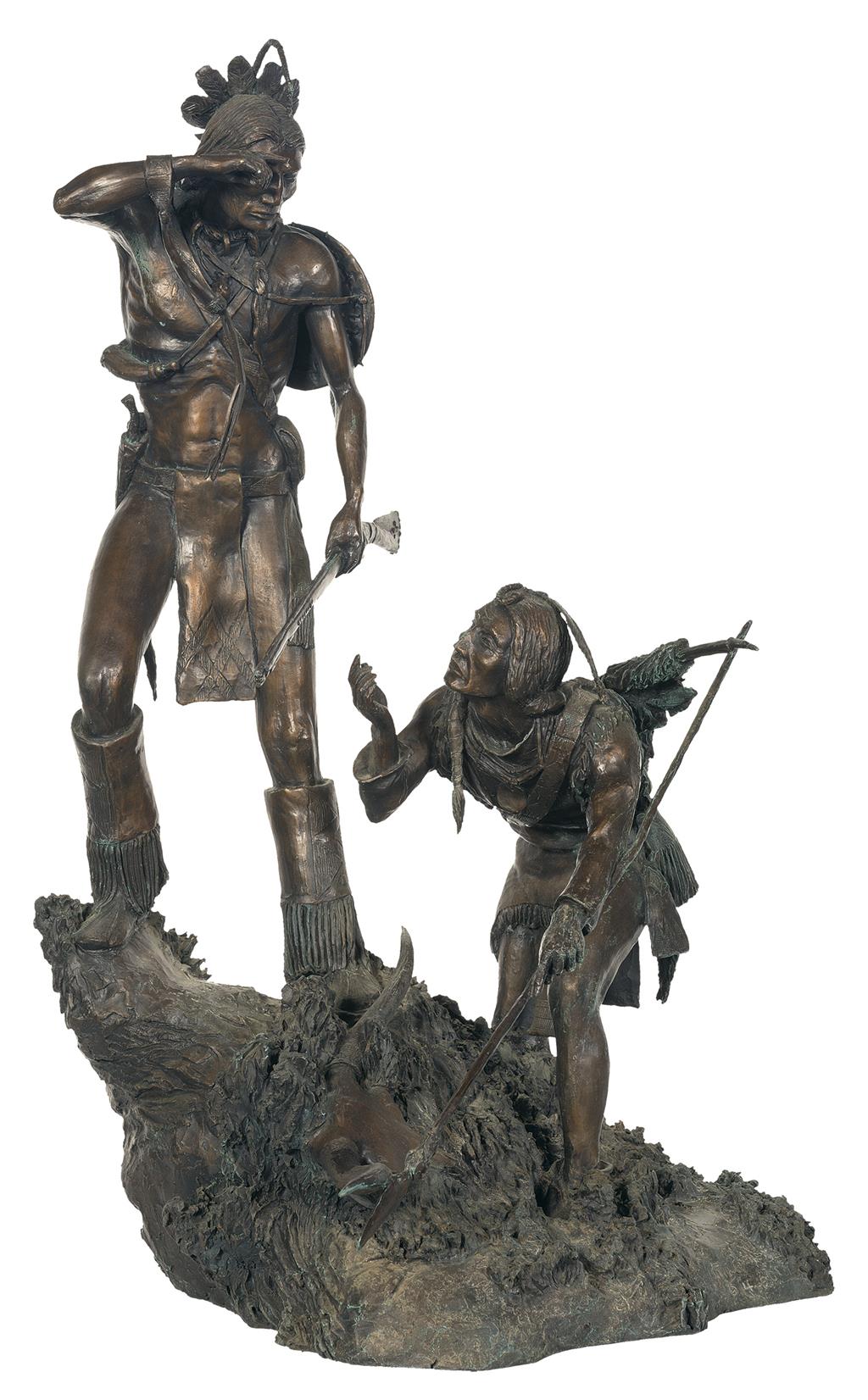 'White Man's Buffalo' Bronze By Rusty Phelps | Rock Island Auction