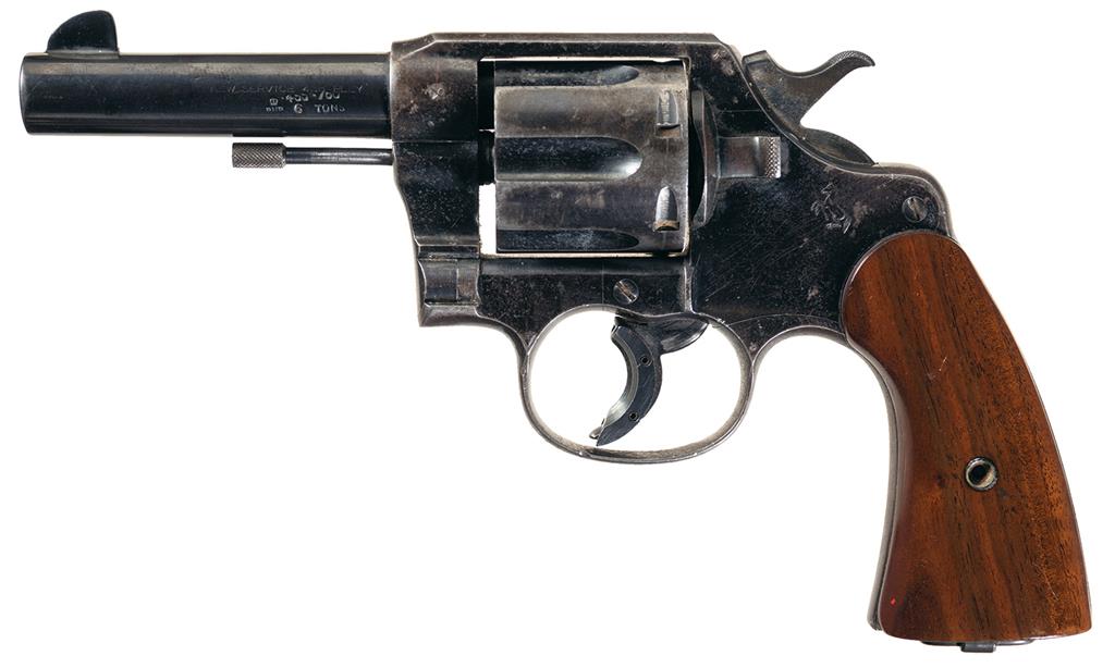 101 Ranch Associated Colt New Service Double Action Revolver | Rock ...