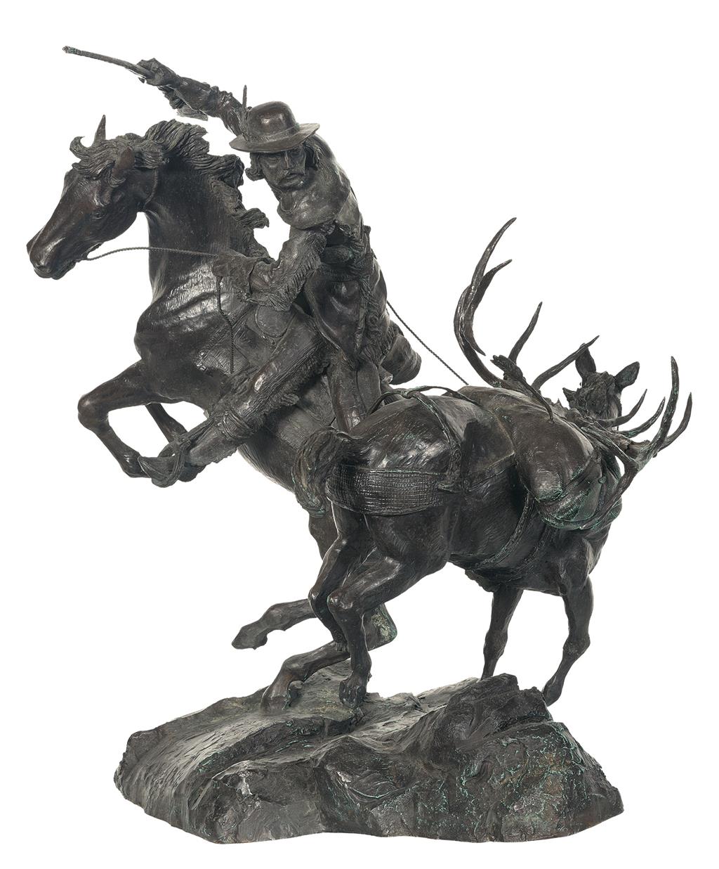 'Unfriendly Land' Original Bronze By Rusty Phelps | Rock Island Auction