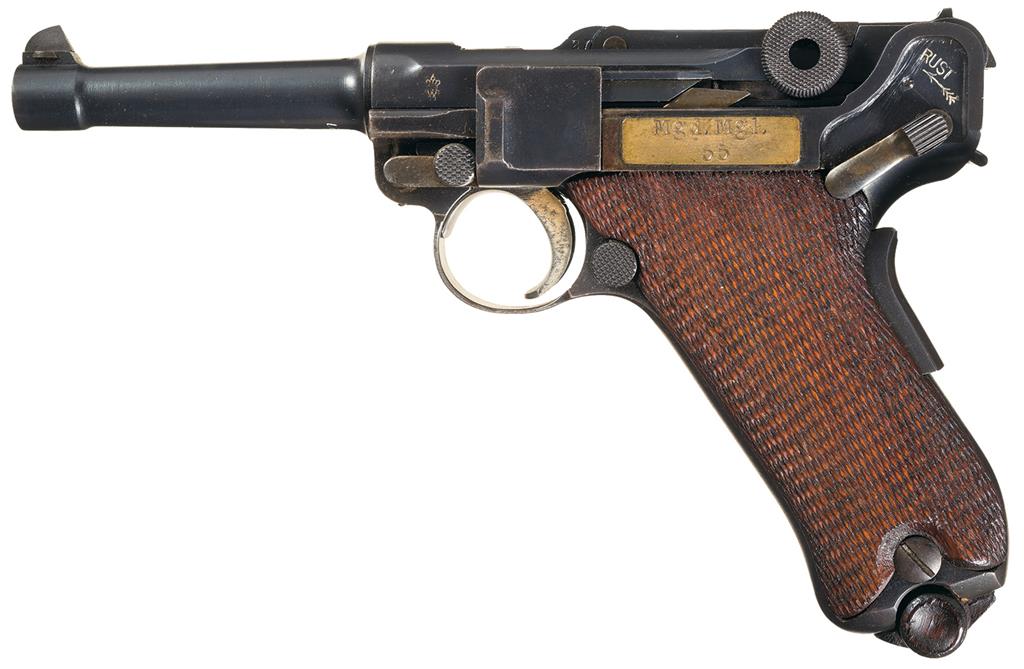 Scarce Vickers Dutch Contract Luger Semi-Automatic Pistol | Rock Island ...