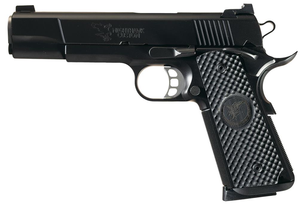 Nighthawk Custom Falcon Model Semi-Automatic Pistol with Case | Rock ...