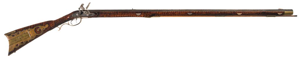 Golden Age Style Flintlock Reconversion American Long Rifle | Rock ...