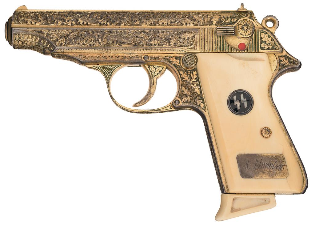 SS Presentation Walther PP Pistol Captured From Karl Wolff's | Rock ...