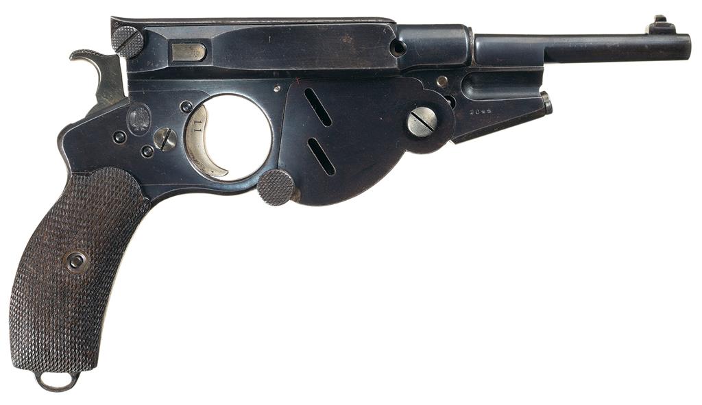 Bergmann Model 1896 Number Three Semi-Automatic Pistol | Rock Island ...