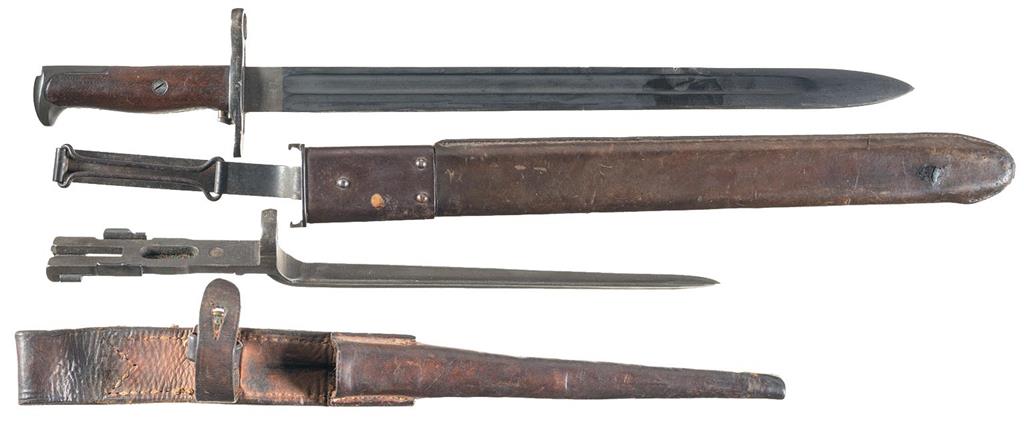 1941 Johnson Rifle Bayonet with Sheath | Rock Island Auction