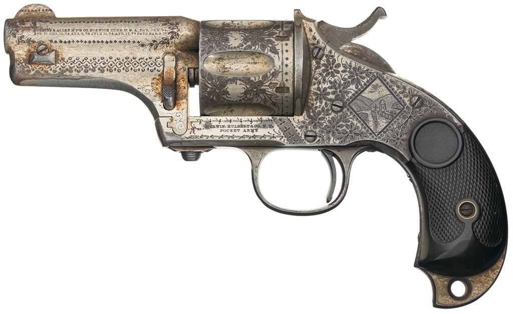 Merwin Hulbert & Co Pocket Army Revolver 44-40 WCF | Rock Island Auction
