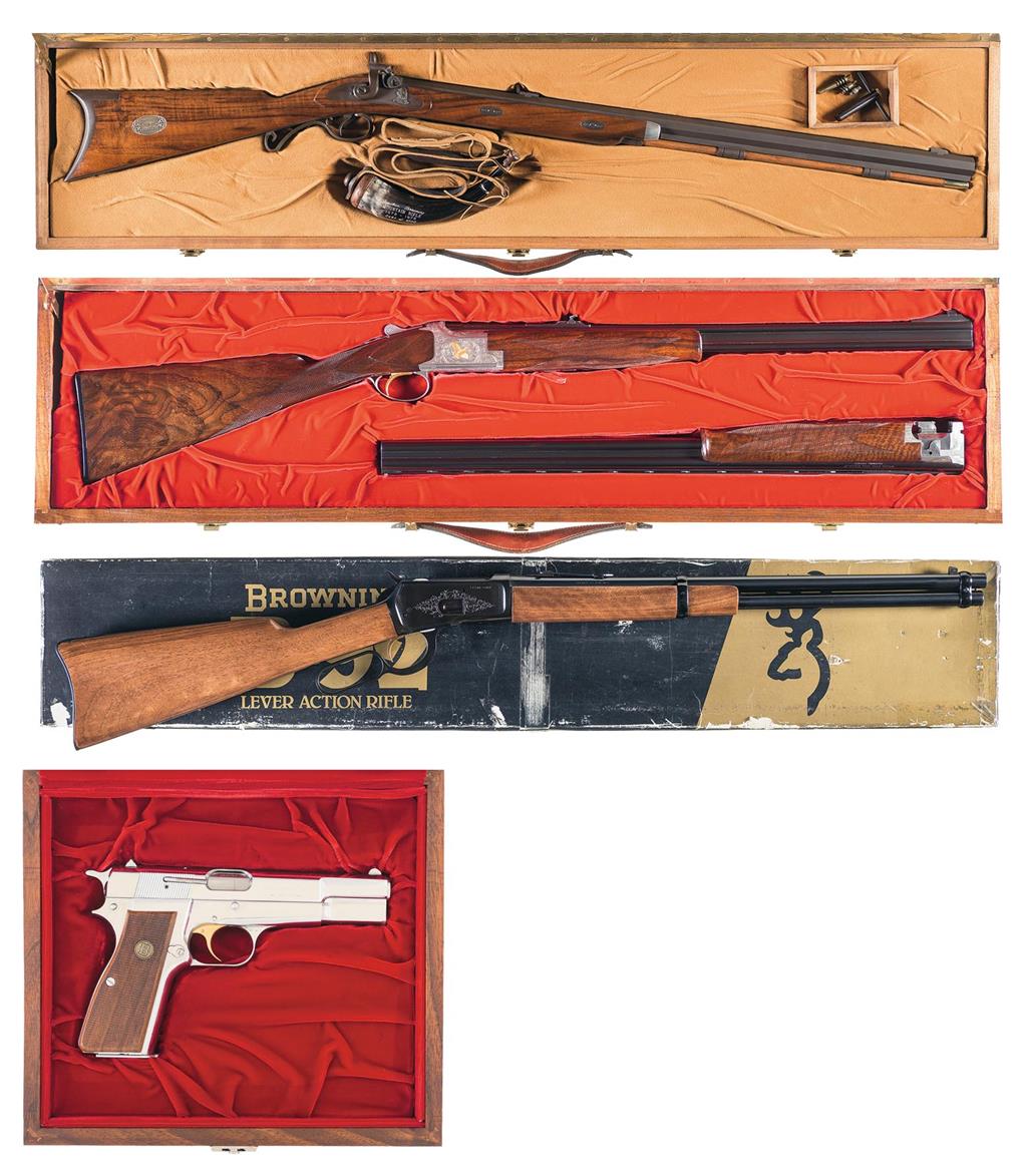 Rare and Desirable Browning Centennial Four Gun Set w/ Matching | Rock ...