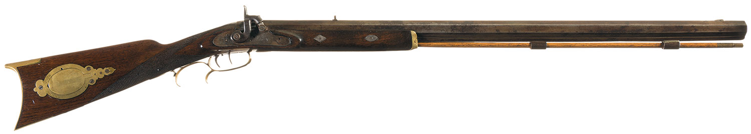 S. Hawken St. Louis Marked Percussion Rifle | Rock Island Auction
