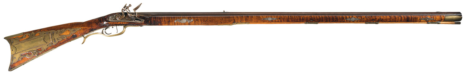 Golden Age Flintlock Long Rifle | Rock Island Auction