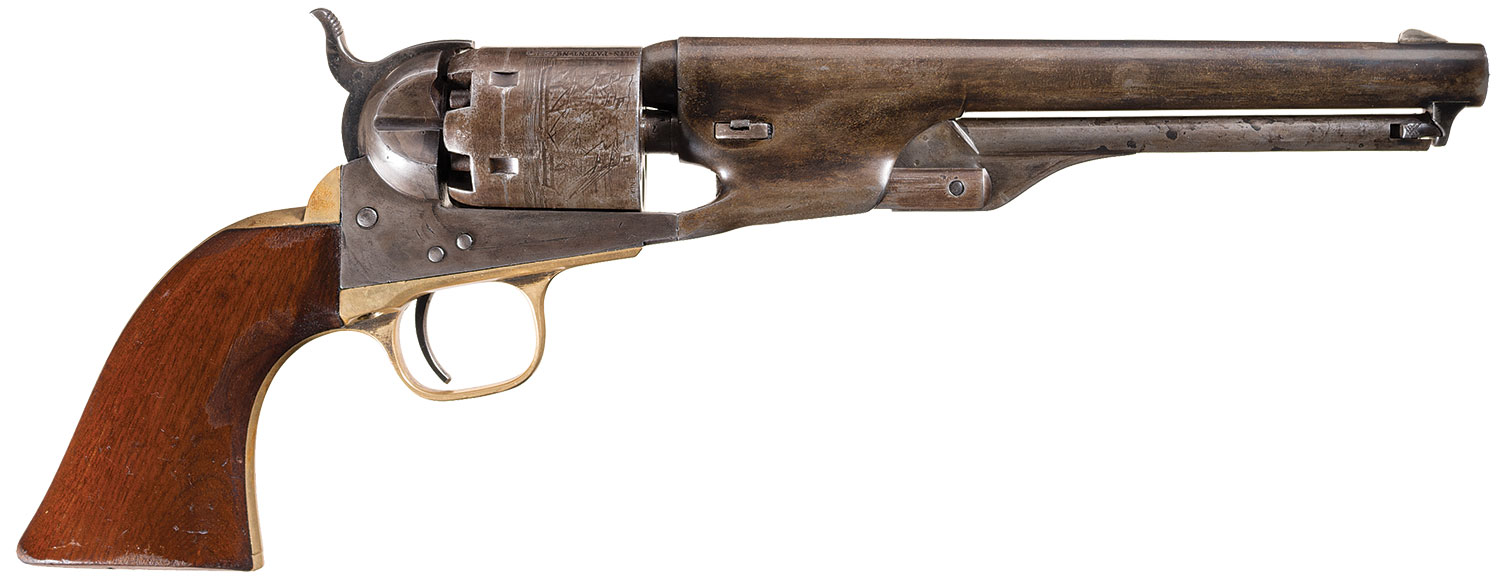 Inscribed Civil War Colt Model 1861 Navy Revolver with History | Rock ...