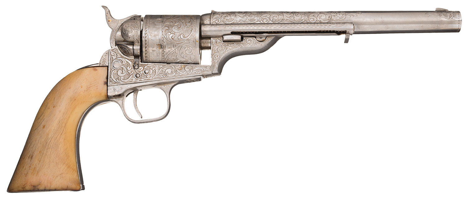 Engraved Colt Open Top Revolver | Rock Island Auction