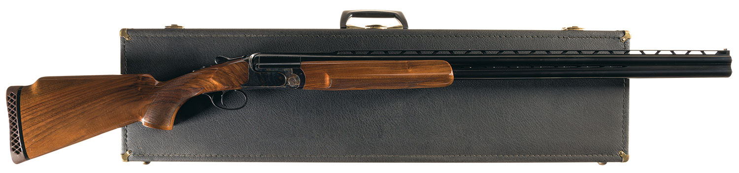 Cased Ithaca/Perazzi MX8 Over/Under Trap Shotgun | Rock Island Auction