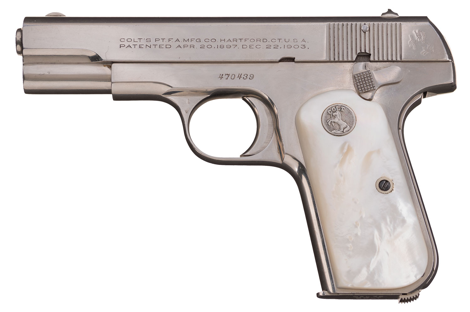 Colt 1903 Pocket Hammerless Pistol 32 ACP | Rock Island Auction